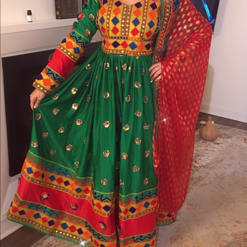 Afghani Dress For Eid, Kuchi Dress, Nikkah Dress - Gem